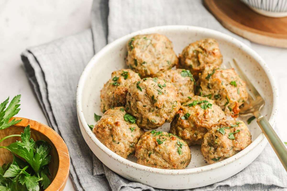 Holiday Turkey & Veggie Meatballs